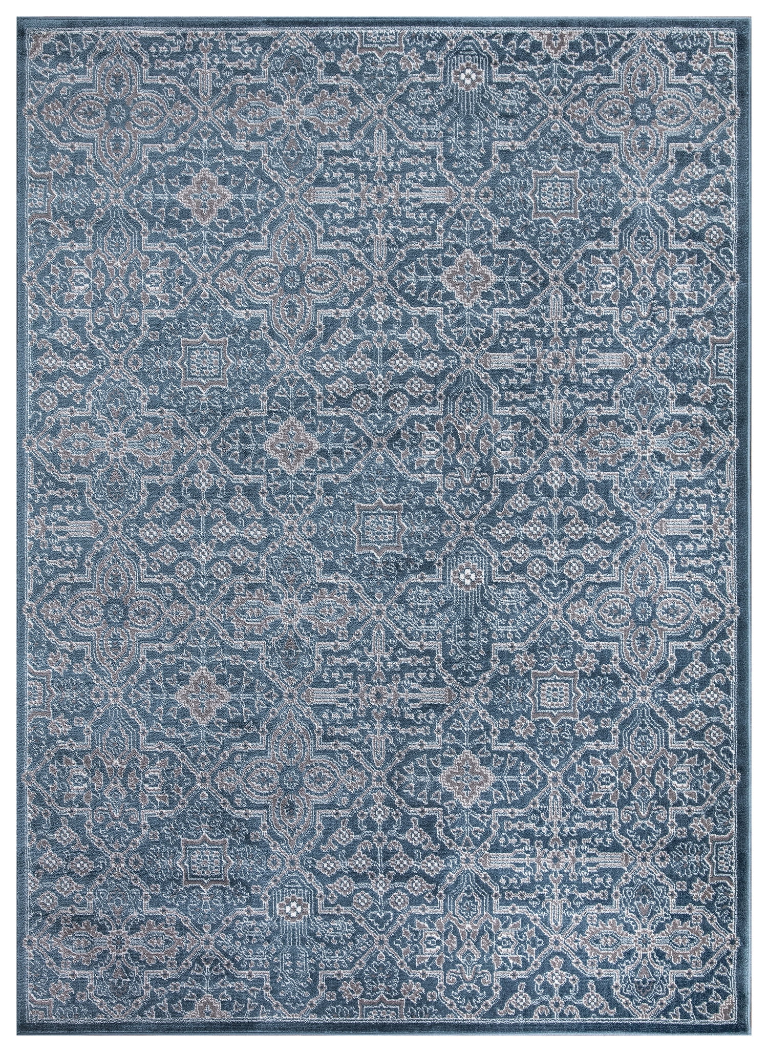 Athens Blue 8x10 ft. Durable, Stain-Resistant Indoor Area Rug - Walmart.com