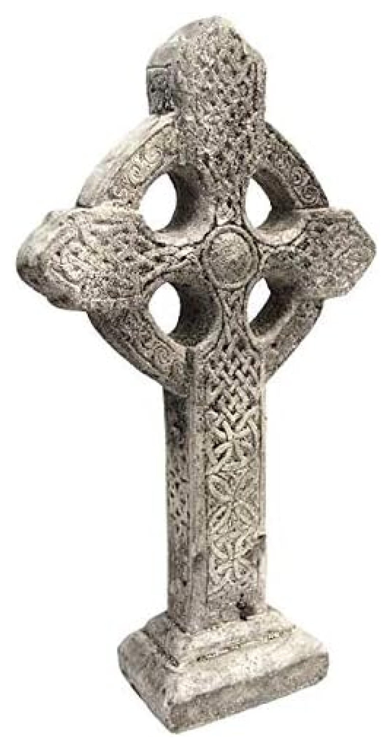 Athens Celtic Cross on Base Statue, Pre Aged - Walmart.com