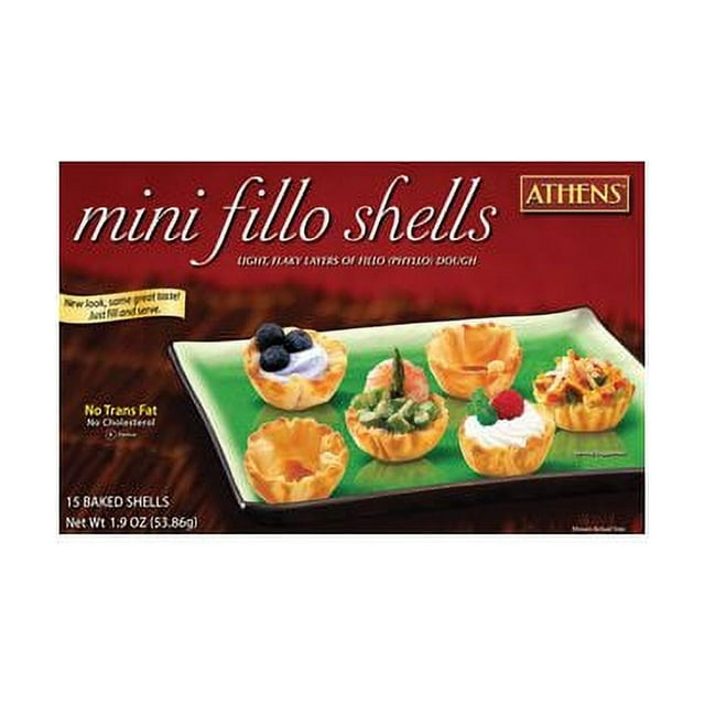 Athens Foods Mini Phyllo Filo Cups, 1.9 Ounce - 12 per case - Walmart.com