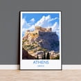 Athens Travel Print Travel Poster of Athens Greece Athens Art Greece ...