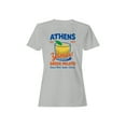 Athens Yamas! Greek Mojito Art Women's T-shirt - Walmart.com