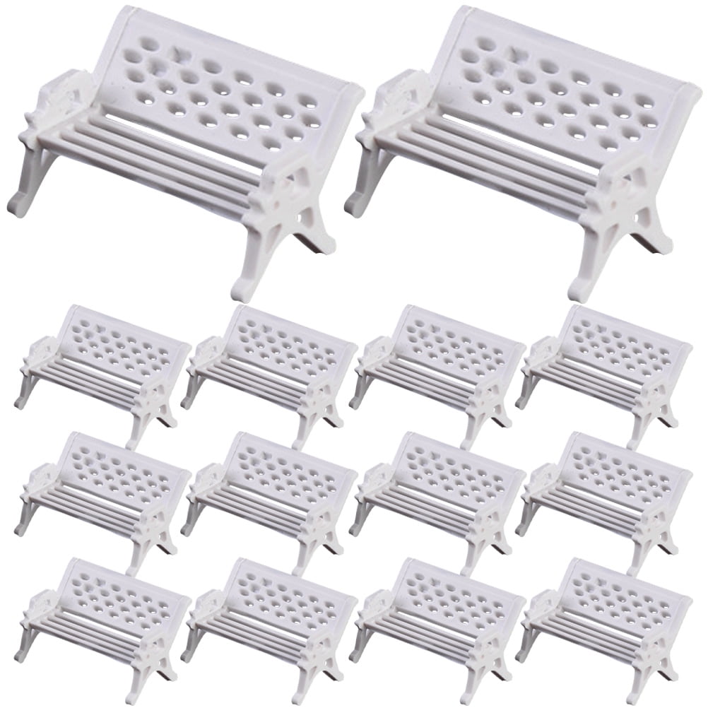 Athitqq 20Pcs Mini House Bench Models Decorative Realistic Bench Models ...