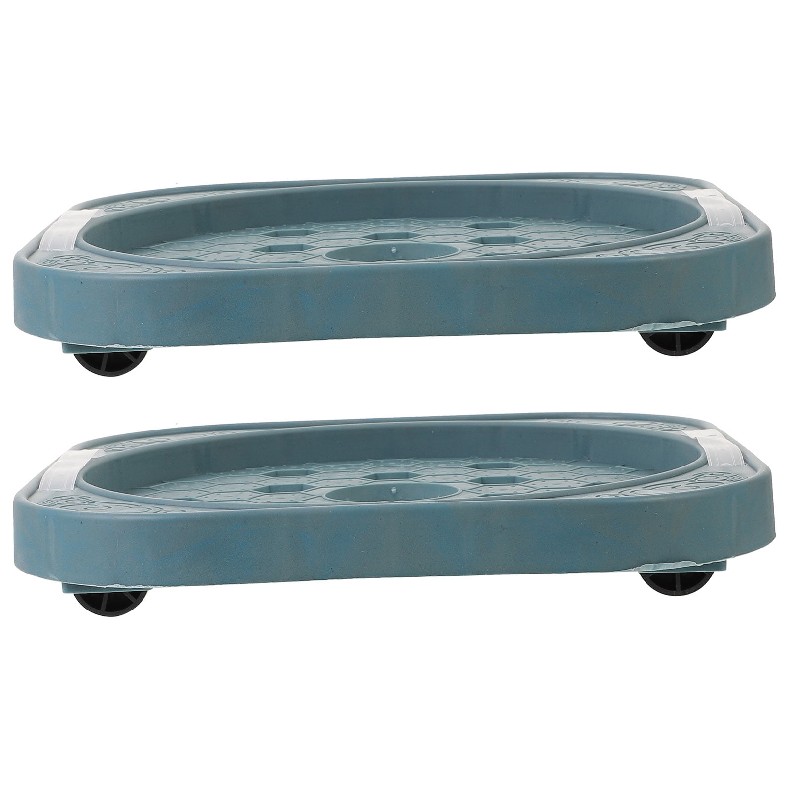 Athitqq 2pcs Round Tray Movable Tray Base Plate with Wheels - Walmart.com
