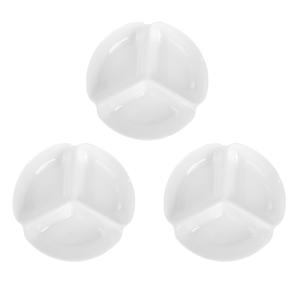 Kisangel 3pcs Plastic Imitation Ceramics Palettes Watercolor Mixer ...