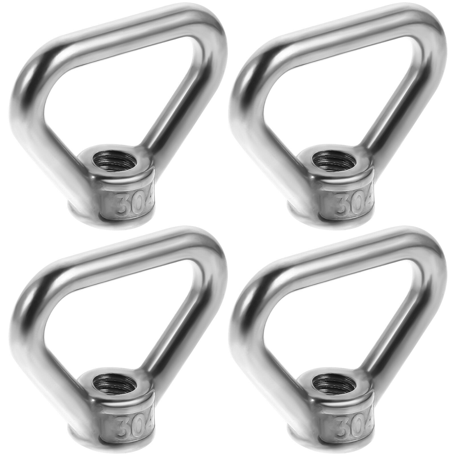 Athitqq 4Pcs Durable Triangle Ring Nut Stainless Steel Nut Lifting Eye ...