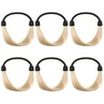 Athitqq 6pcs Wig Elastic Hair Ties Hair Ropes Headdress Hair ...