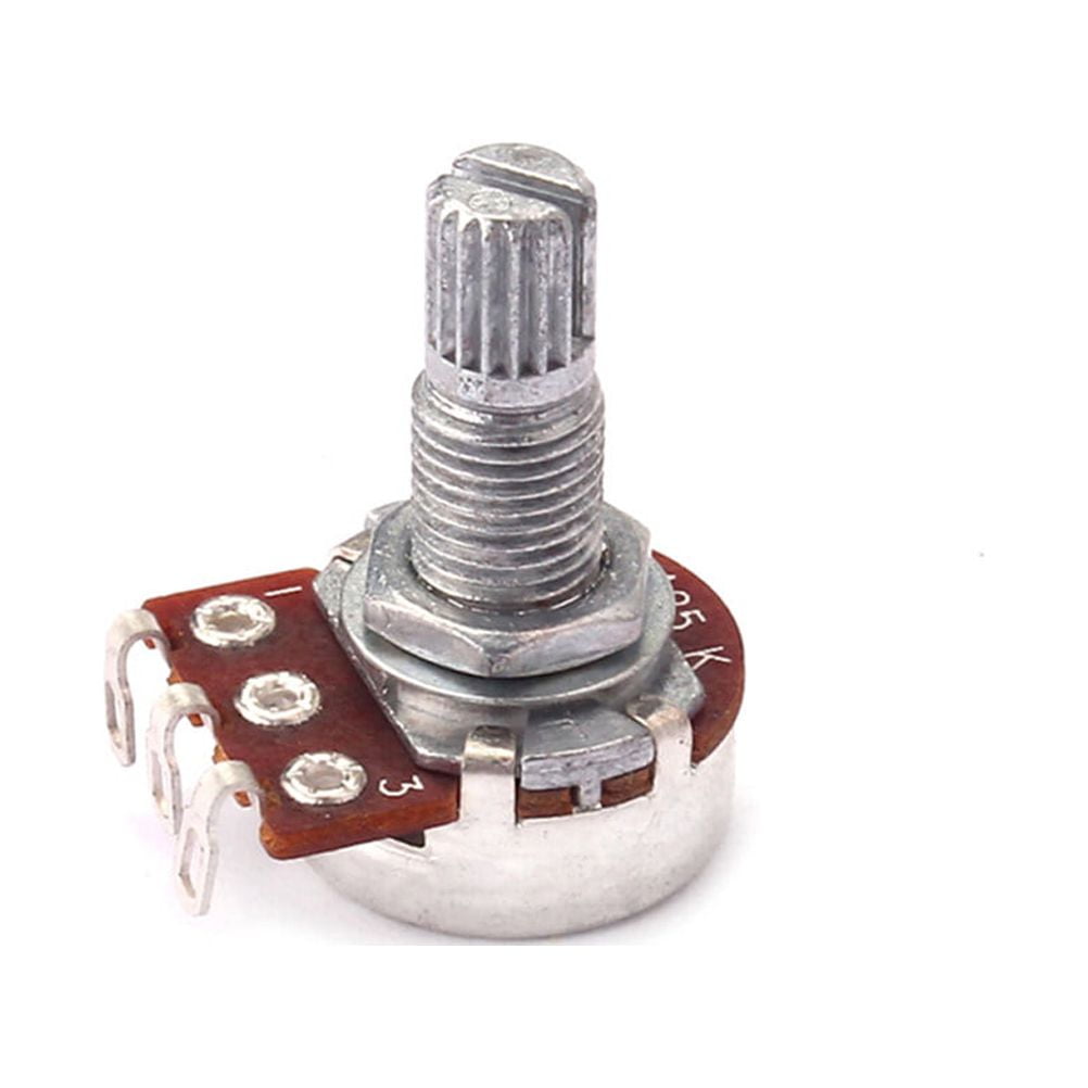 Athitqq A25K Mini Long Knurled Split Shaft Guitar Potentiometers Shaft ...