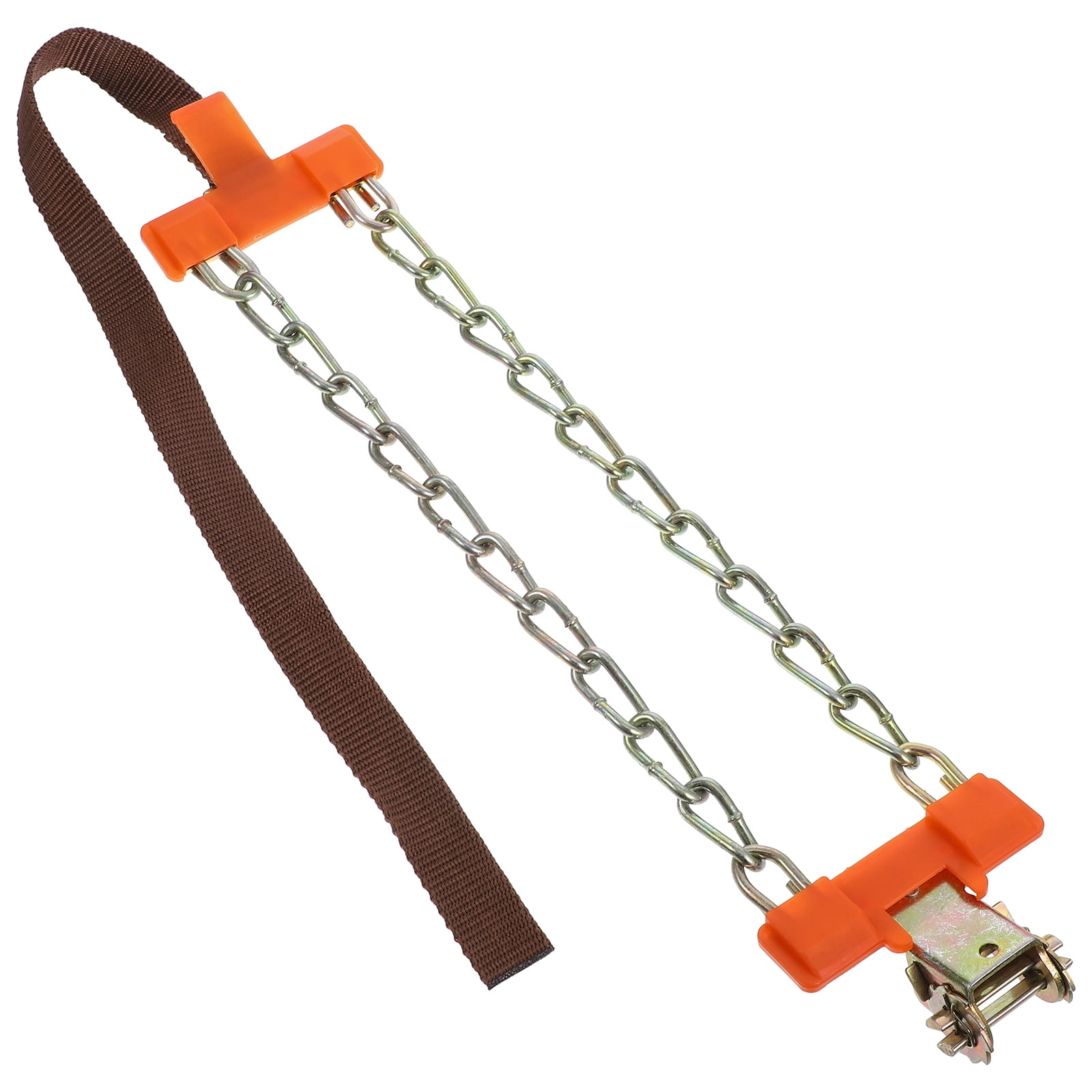 KONTONTY Car Snow Chains Steel Chain Silver 1Set 39.2x3.9x0.4In ...