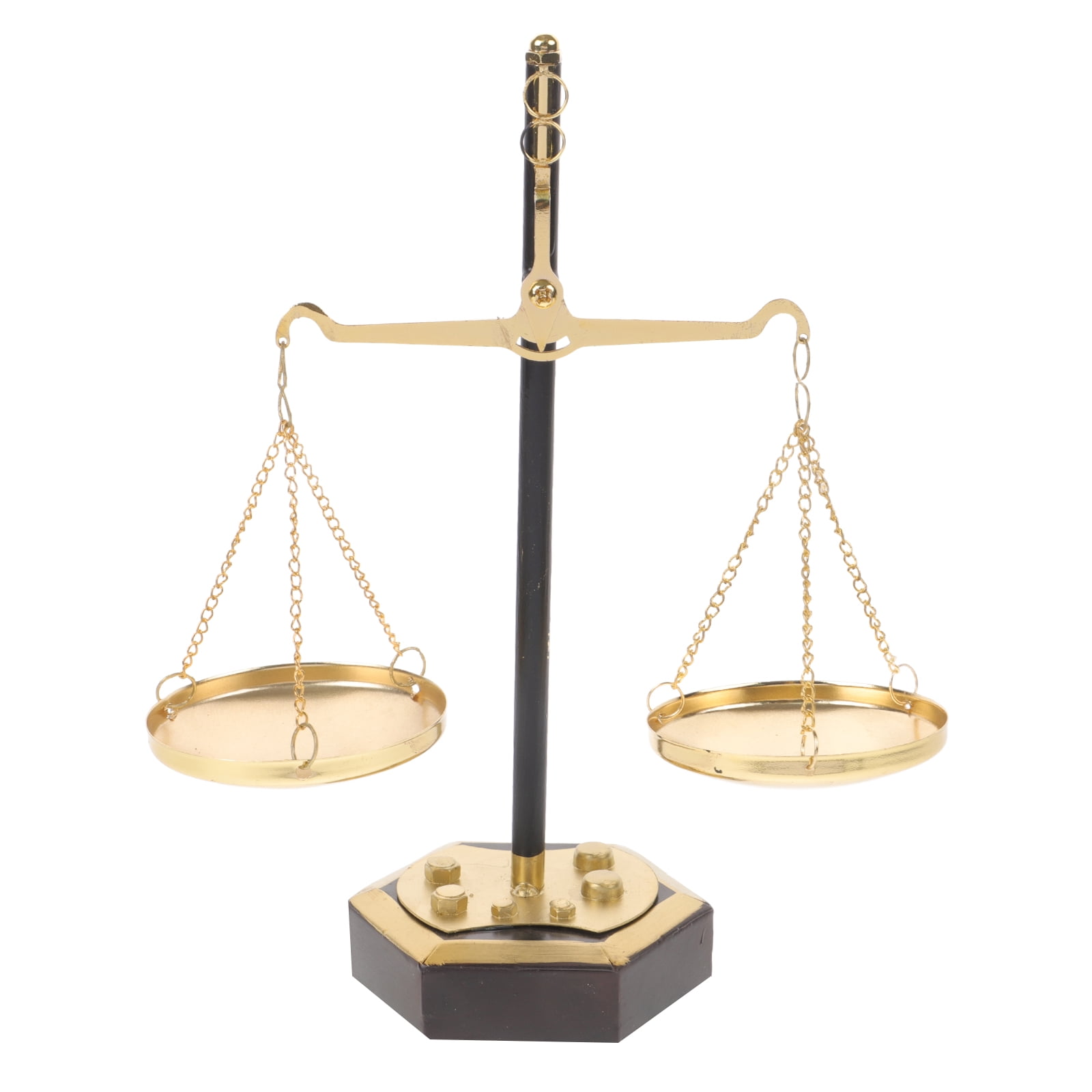 Athitqq Metal Balance Scale Table Decoration Table Libra Scale Decor Metal Centerpiece Balance ...