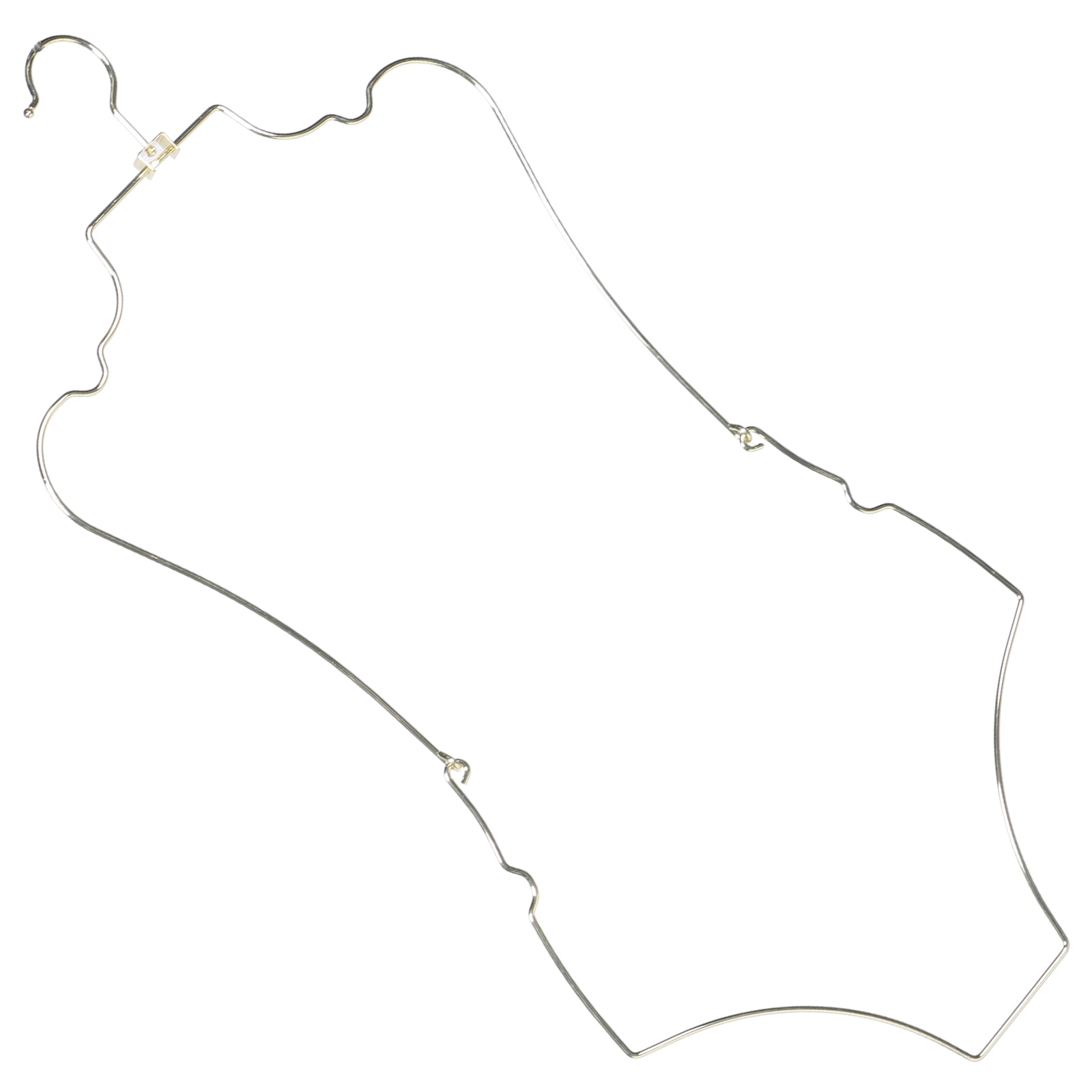 KONTONTY Lingerie Rack Golden Metal 1Pack 31.64X14.54X0.20in - Walmart.com