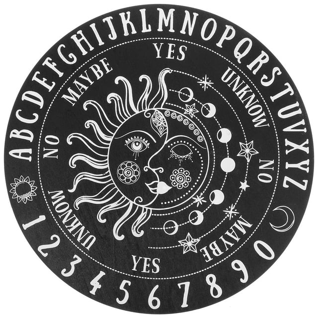 AthitqqM Wooden Divination Board Pendulum Board Divination Message ...