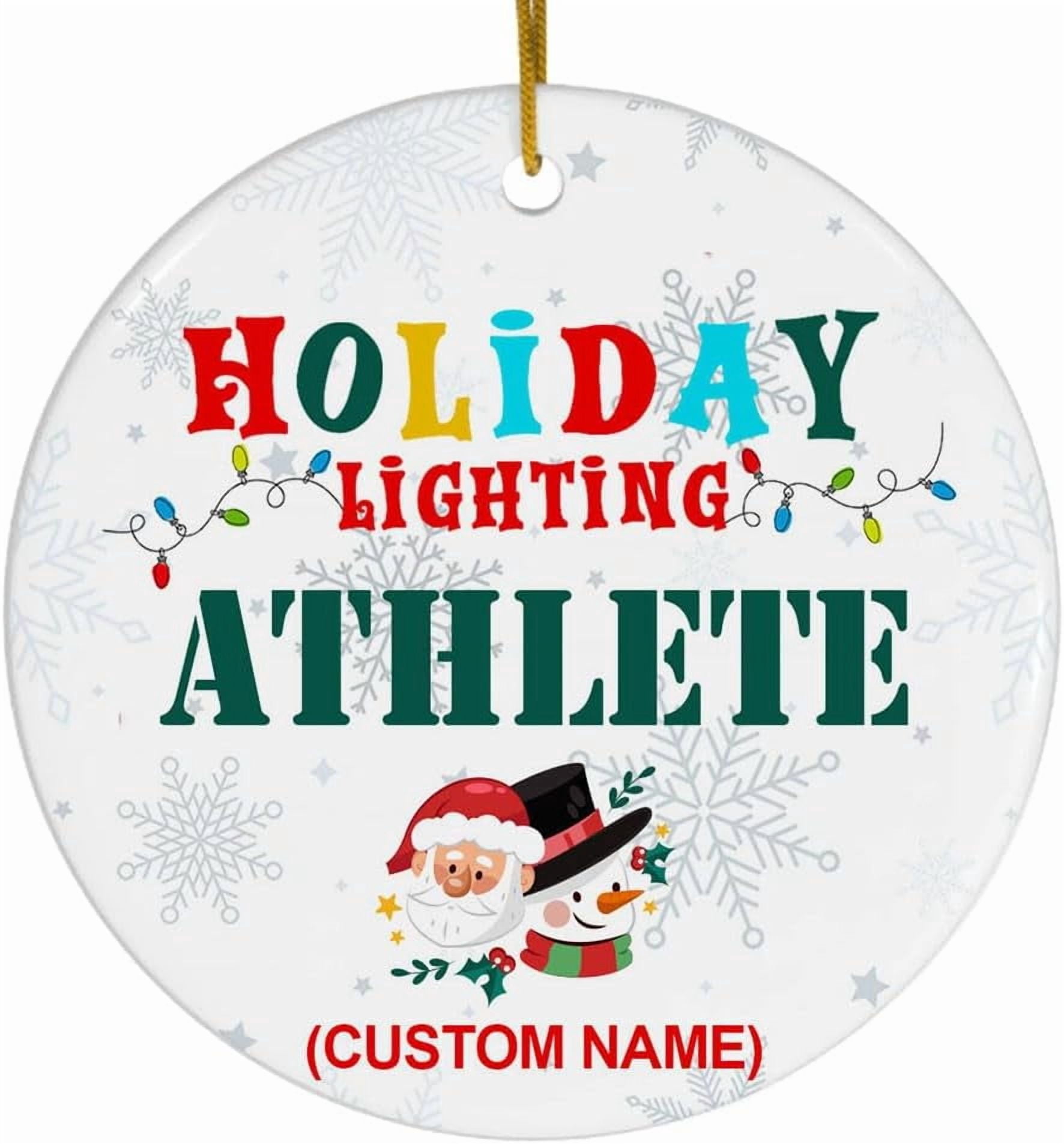Athlete Christmas Ornaments 2025 for Women Friendship, Appreciation ...