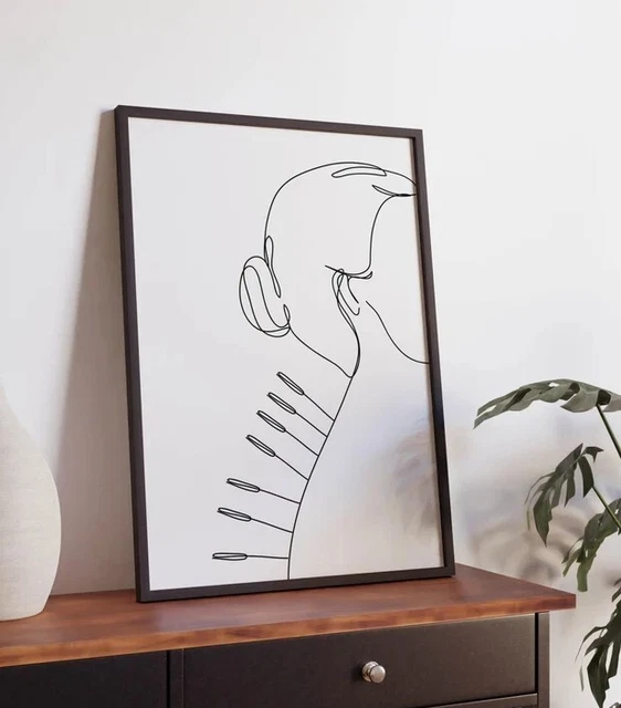 Athlete Injury Recovery Print Physiotherapy, Outline Drawing, Doctor ...