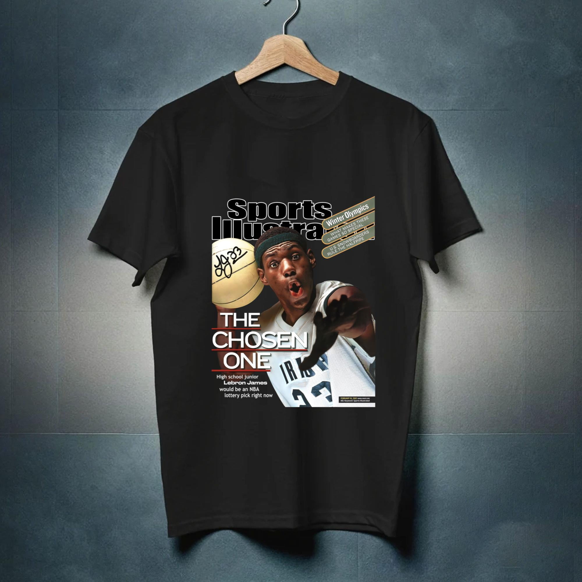 Athlete Inspired Iconic Sports Illustrated Cover Graphic Shirt for Fans ...