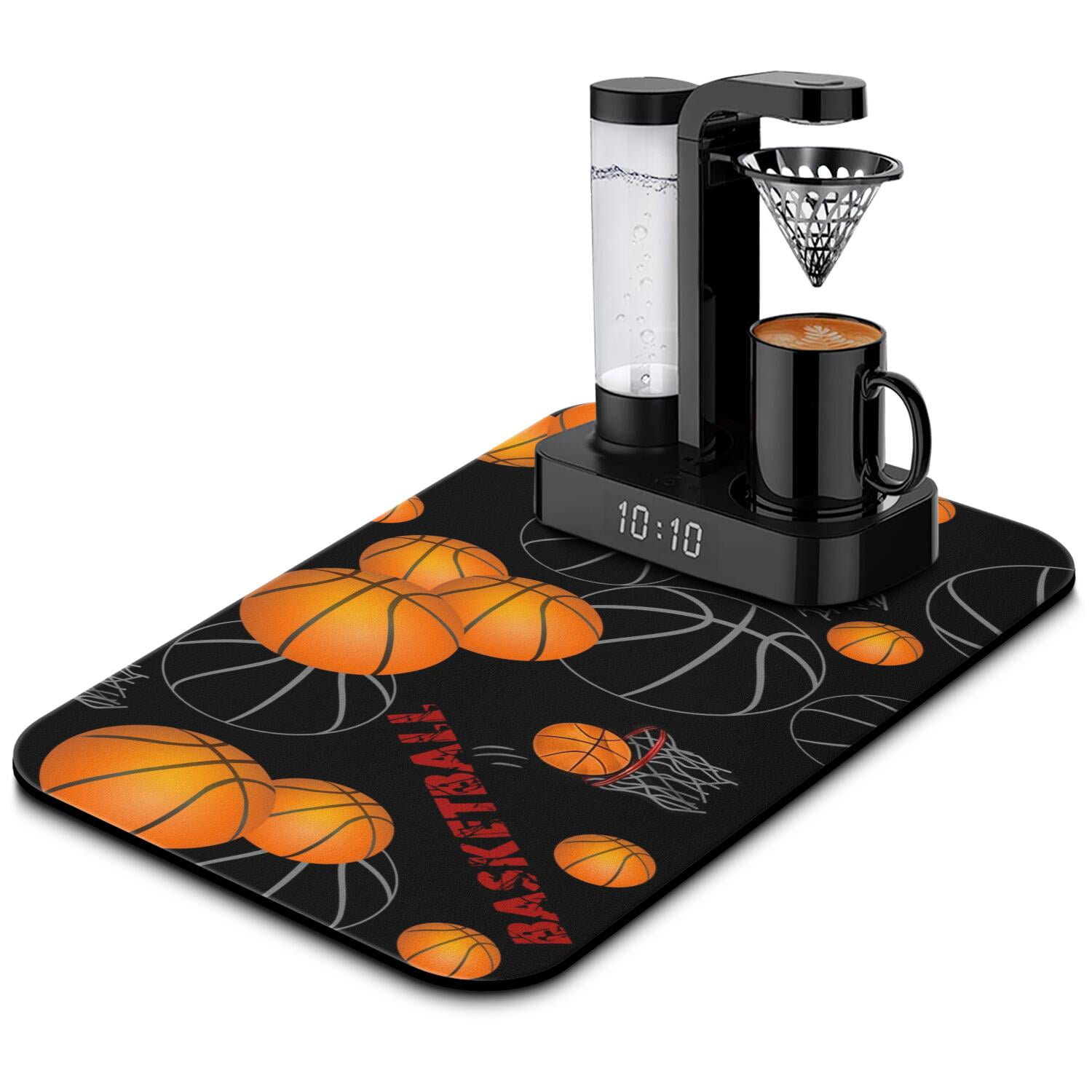 Athlete's Choice Dish Mat - Ball Pattern Non-Slip Surface, Super ...