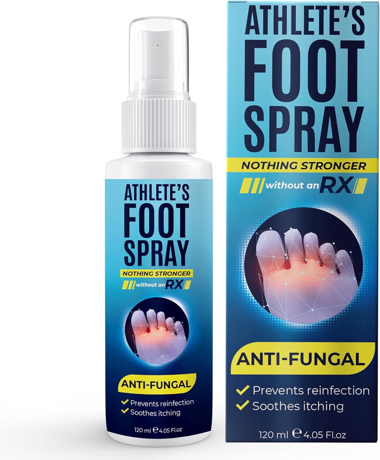 Athlete’s Foot Spray With Tea Tree Oil | Antifungal Treatment for ...