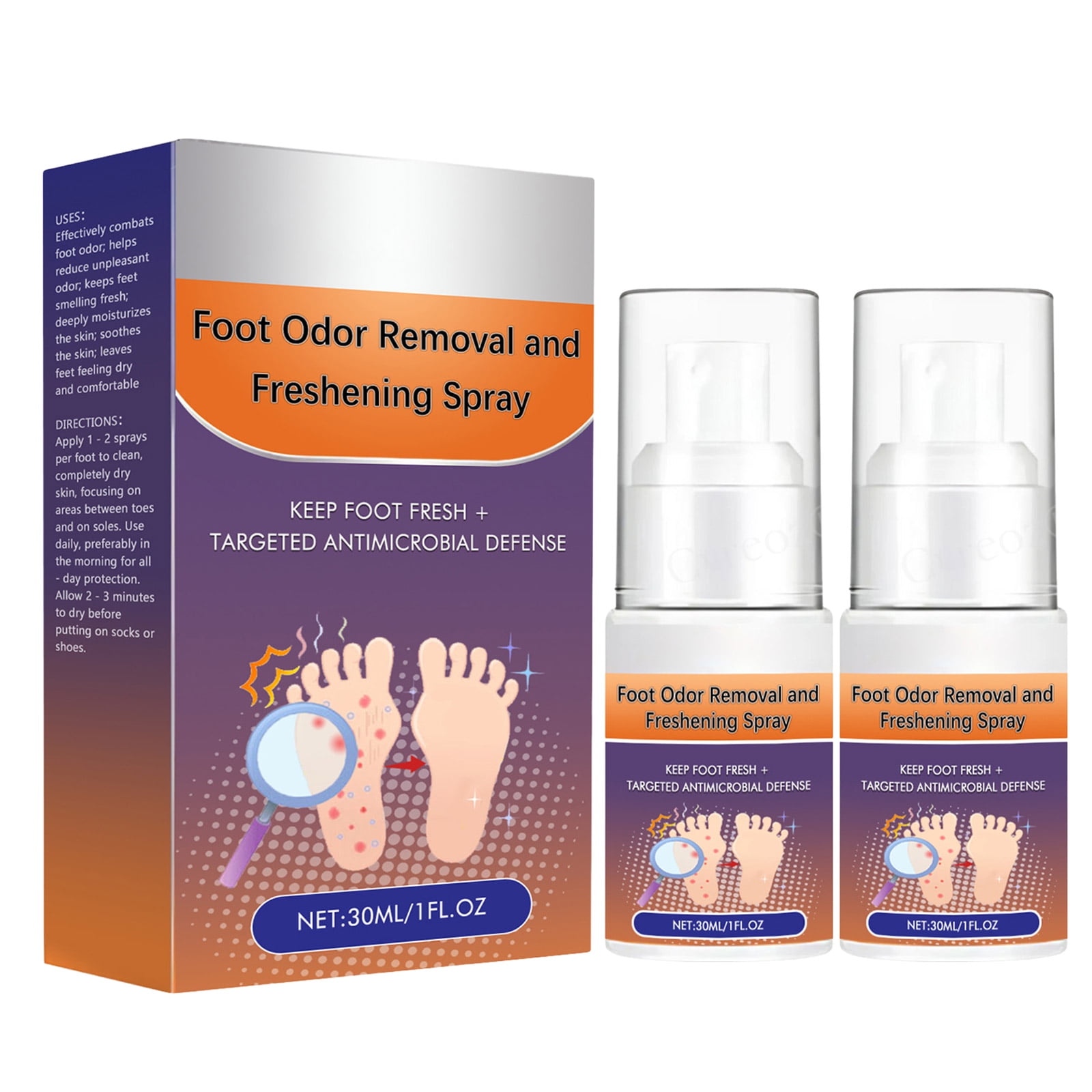 Athletes Foot Treatment Spray, Athlete's Foot Deodorizer Spray for Feet ...