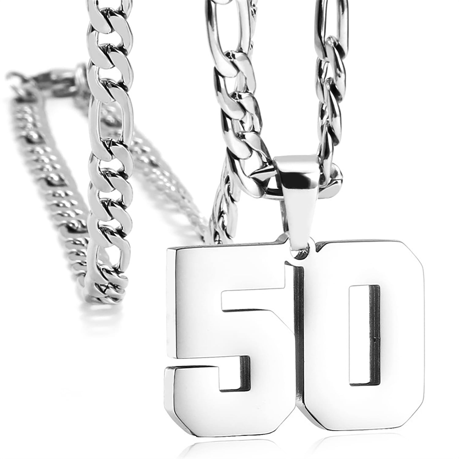 Athletes sports 0-99 number necklaces, age Necklace Pendants,for Women ...