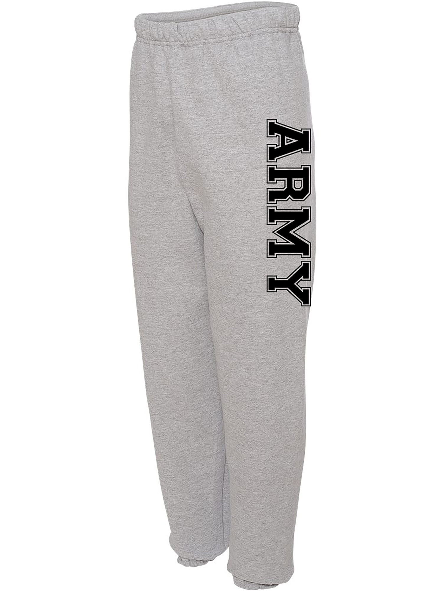 Athletic ARMY Sweat Pants in Sport Grey - Walmart.com