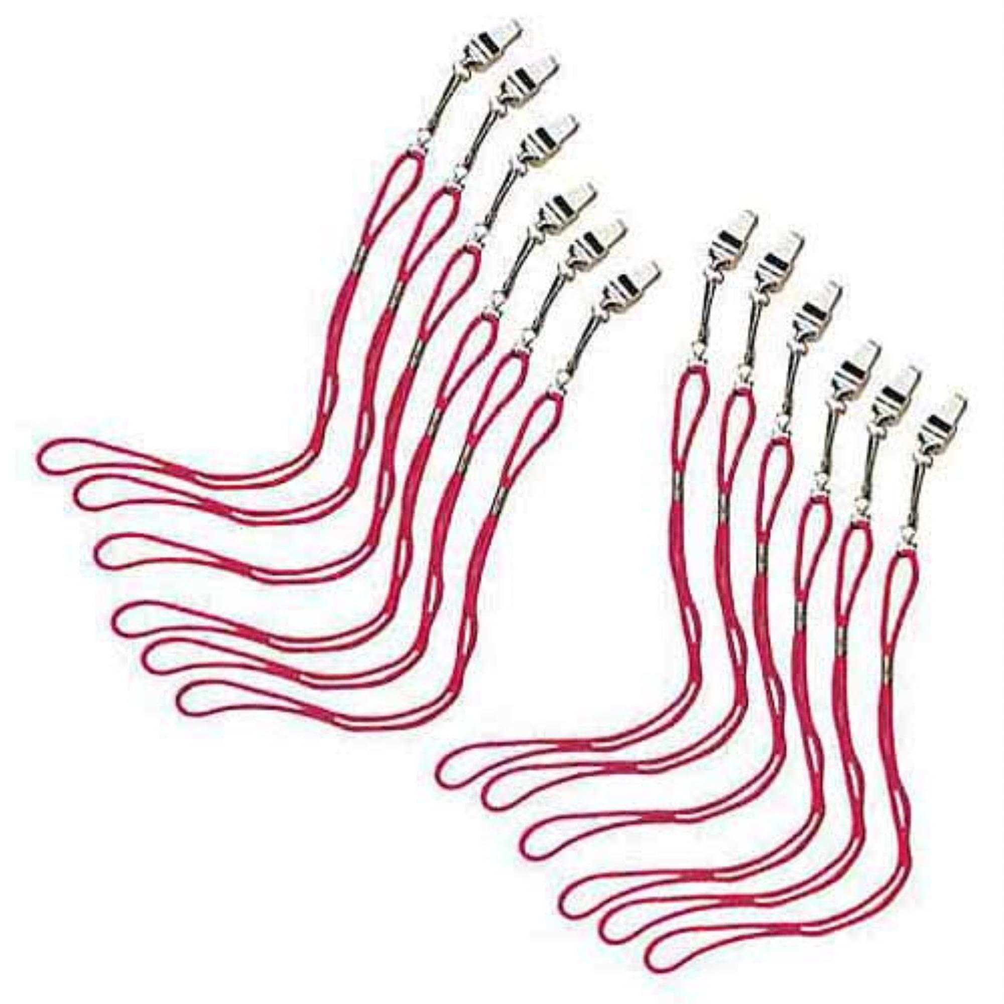 Athletic Connection 12-Pack Scarlet Lanyards MSLNYDSCDZ - Walmart.com