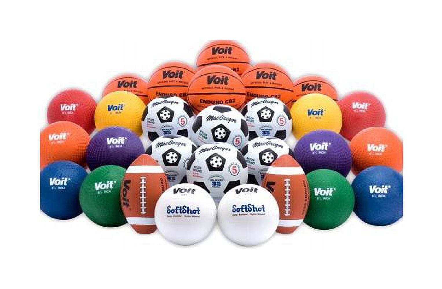 Athletic Connection Ball Pack for Childcare Activities - Walmart ...