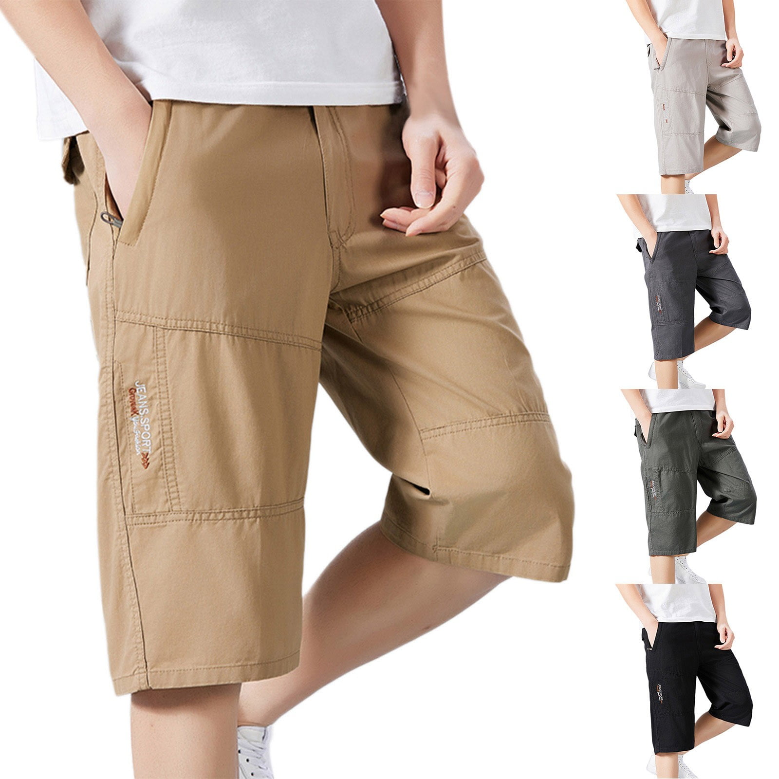 Athletic Gym Mens Shorts Men's Flat Front Short Running Shorts Men's ...