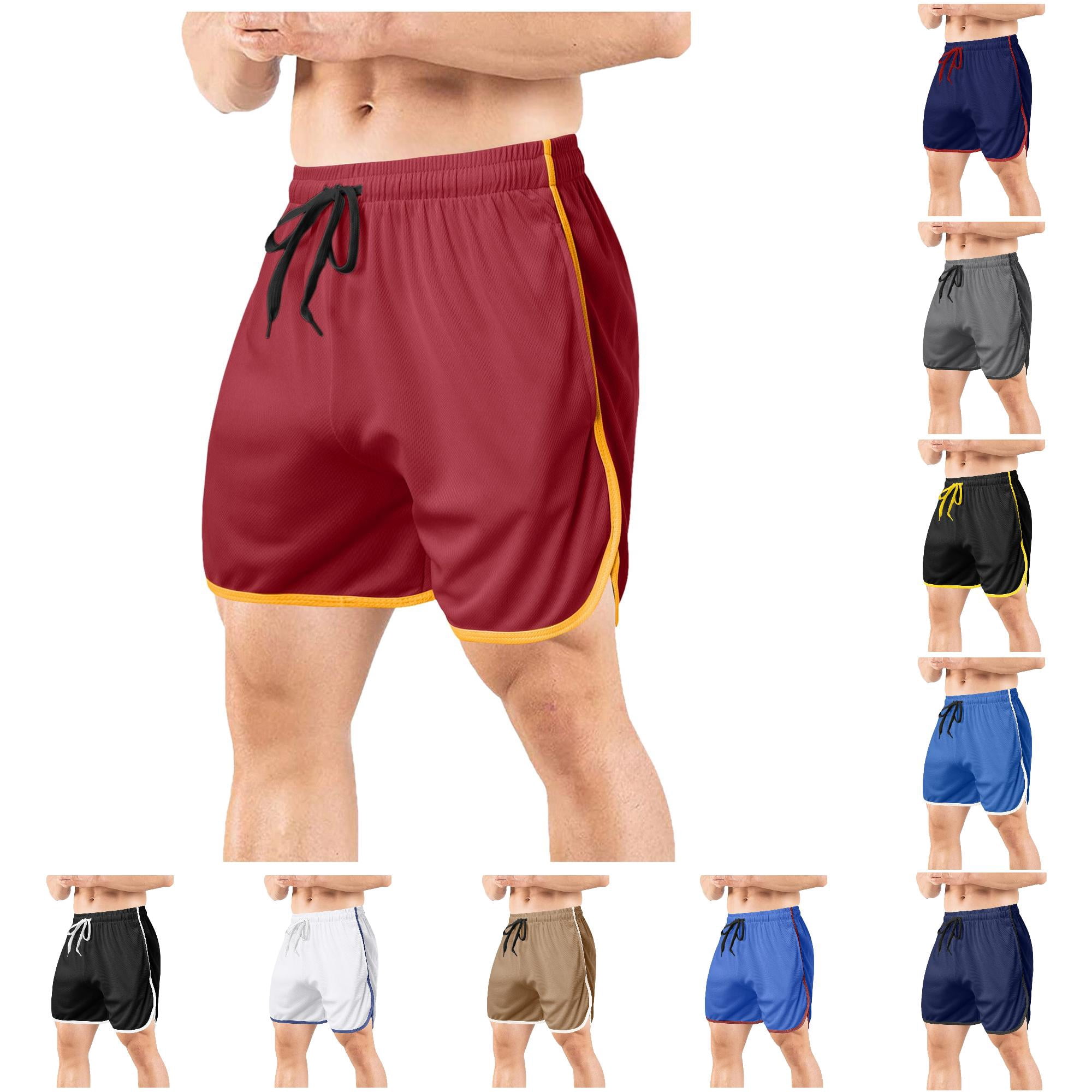 Athletic Gym Mens Shorts Quick Dry Loose-Fit Men's Shorts Casual ...