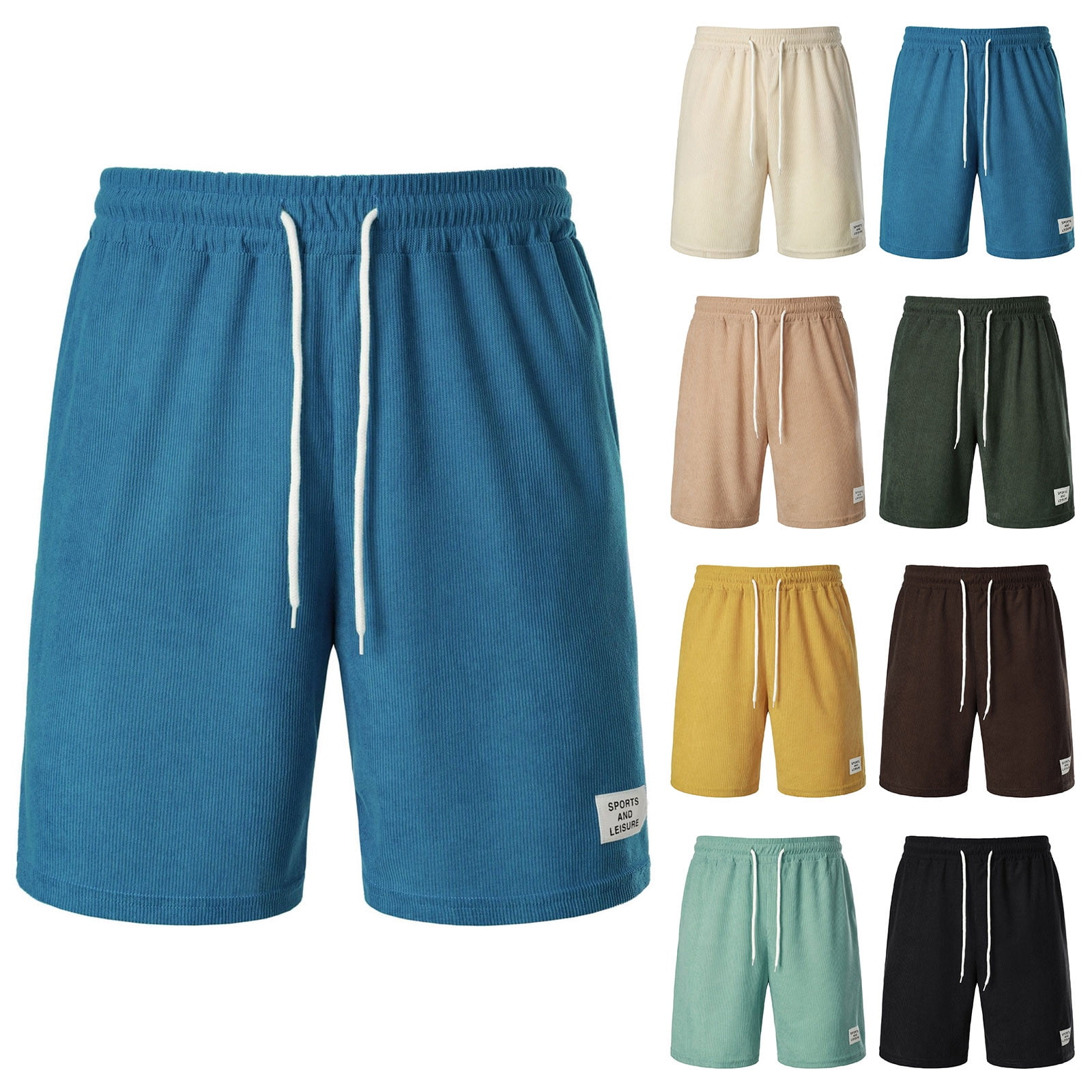 Athletic Gym Mens Shorts Workout Athletic Shorts with Pockets Men ...