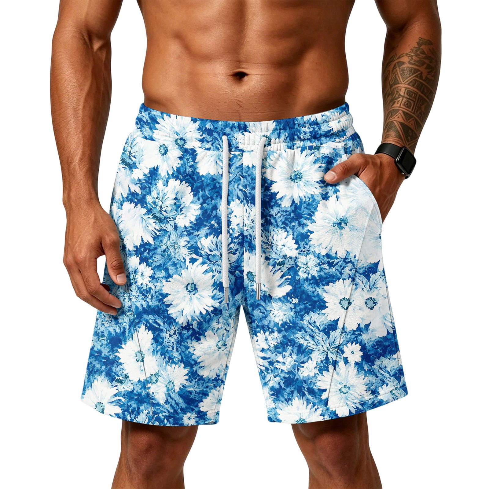 Athletic Gym Mens Shorts - Workout Quick Dry Basketball Shorts with ...