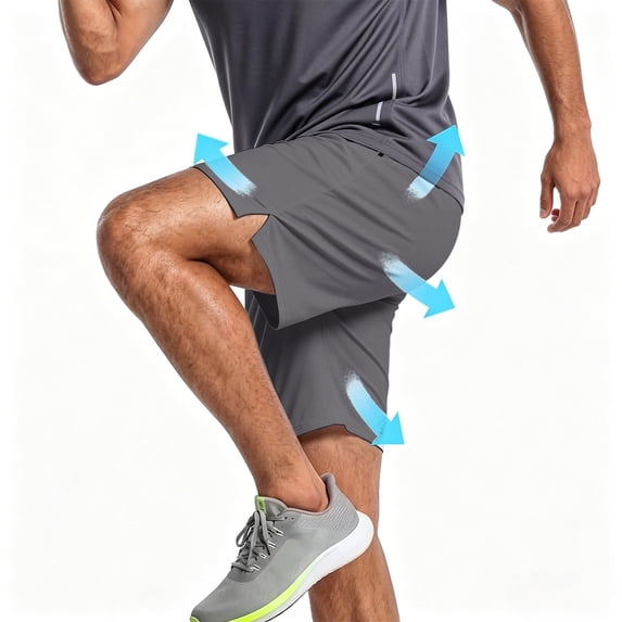 Athletic Gym Shorts for Men Quick Dry Running Workout Basketball Shorts ...
