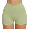 Athletic Gym Shorts for Women Quick Dry High Waist Belly Control ...