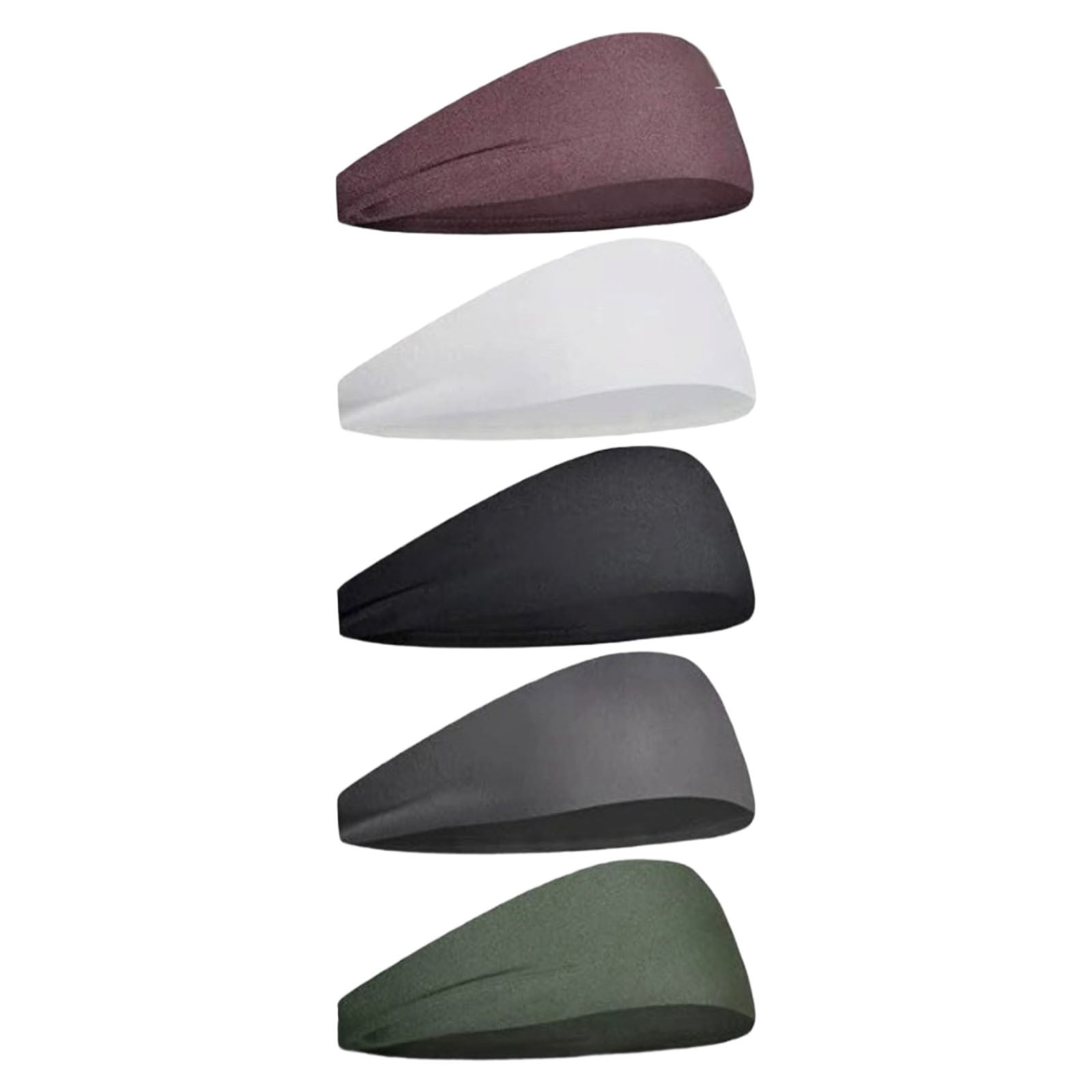 Athletic Headbands For 5 Pack Sweat Absorbent Sports Bands For Running ...