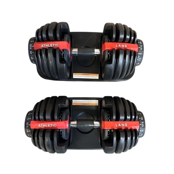 Athletic Lane Adjustable Dumbbells 5-52.5 lbs. Pair - Walmart.com