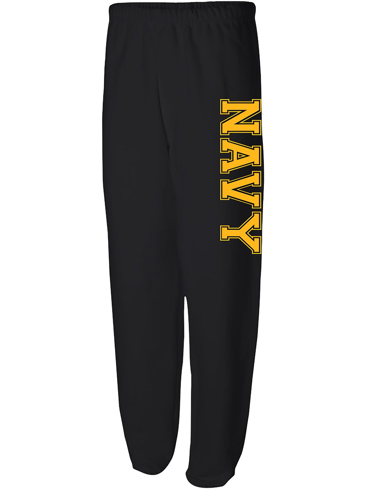 Athletic "NAVY" Sweat Pants in Black - Walmart.com
