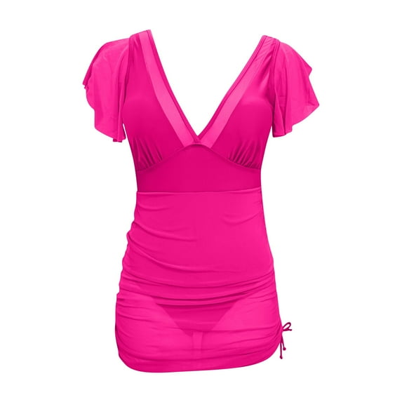 Athletic One Piece Bathing Suit New Women's Swimsuits V Neck Bathing ...