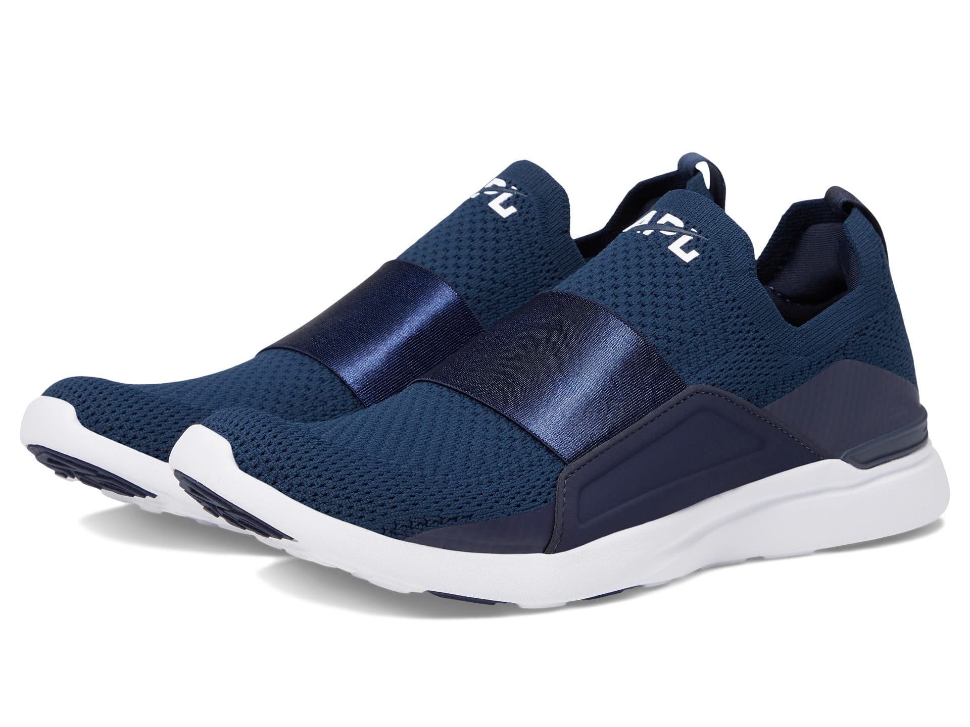 Athletic Propulsion Labs (APL) Techloom Bliss (Womens, Navy/White, 7 ...