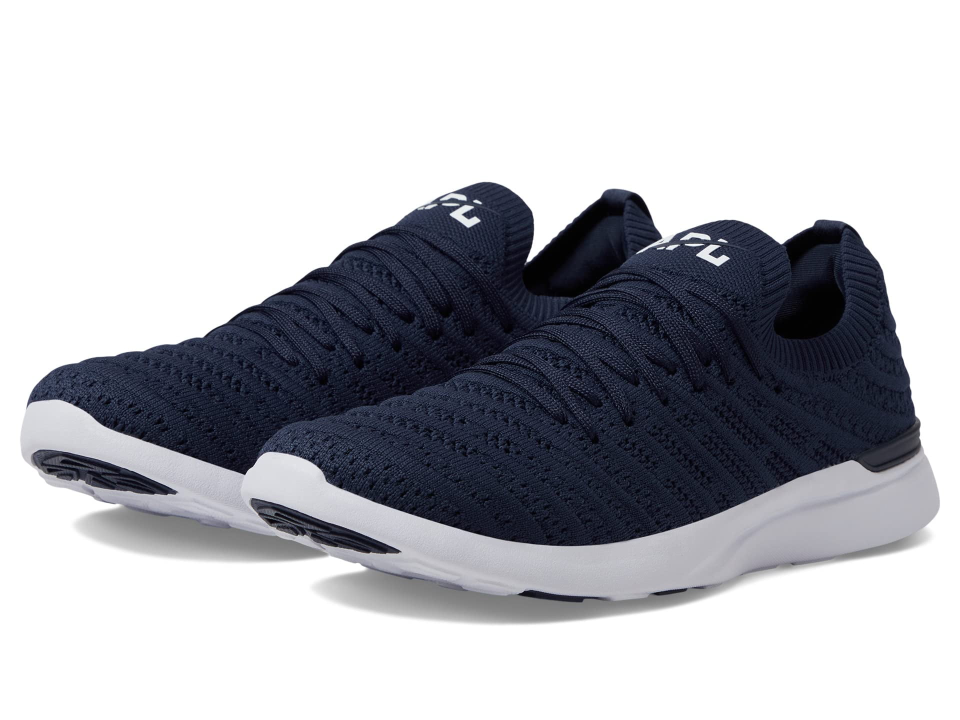 Athletic Propulsion Labs (APL) Techloom Wave (Womens, Navy/White, 7 ...