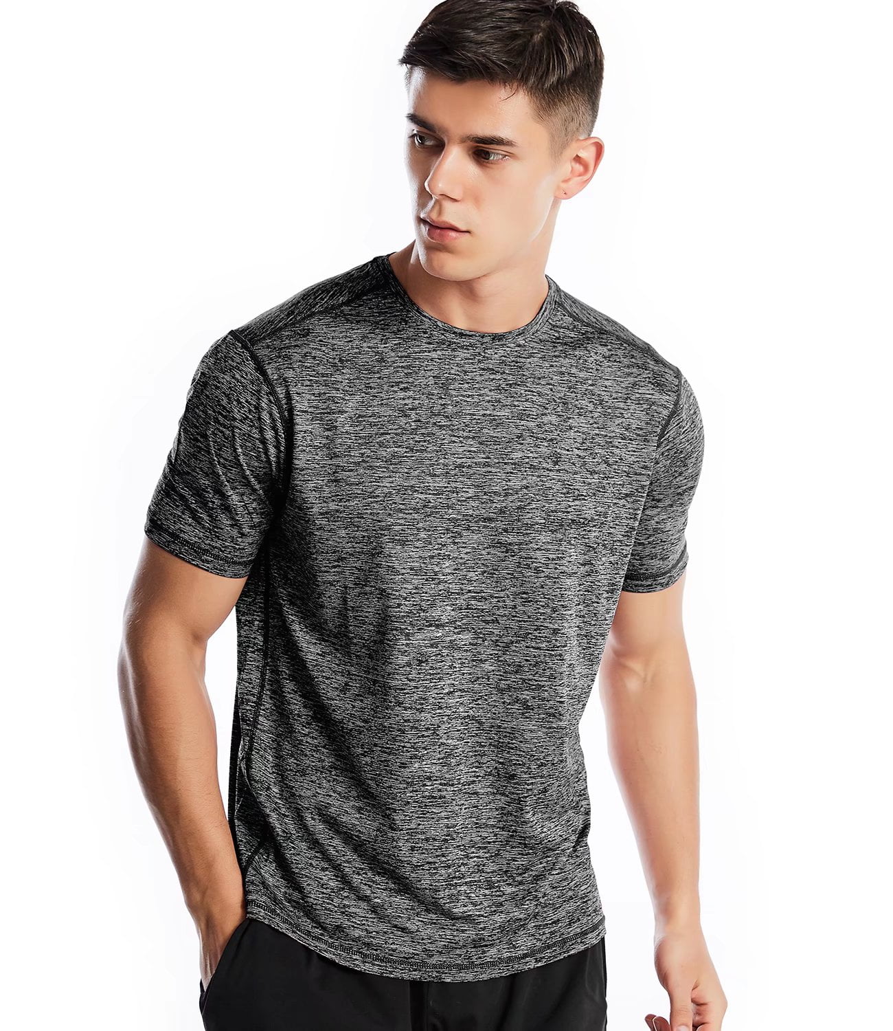 Athletic Shirts for Men Short Sleeve Wicking - Walmart.com