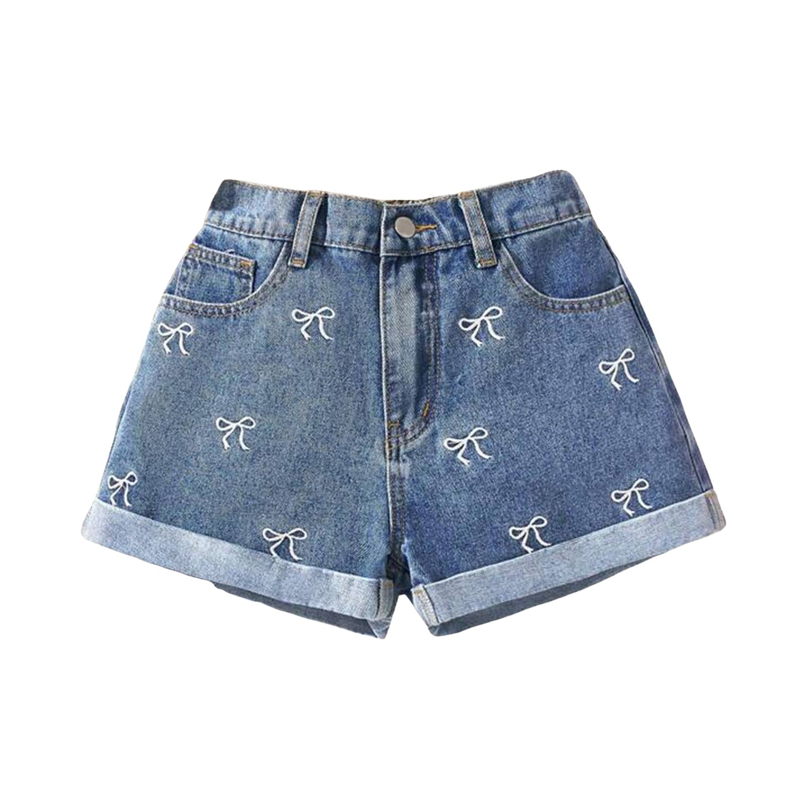 Athletic Shorts For Girls Size 7 Kids Girls Knee Length Jean Shorts ...