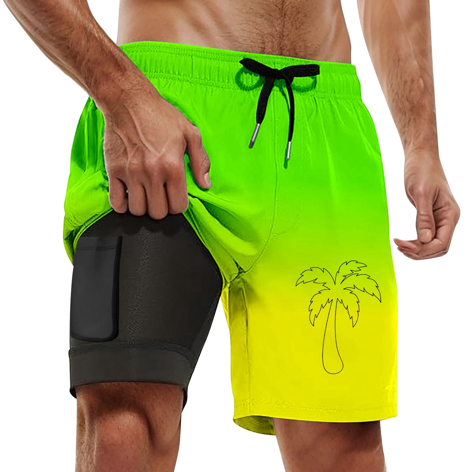 Athletic Shorts for Men Animal Print Short Sleeved T Shirt Capybara ...