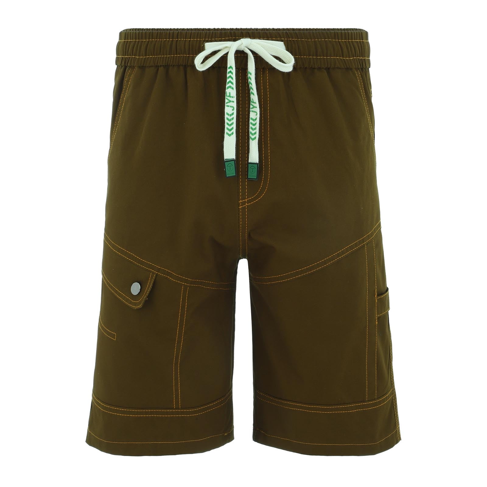 Athletic Shorts for Men Elastic Waist Drawstring Casual Straight Leg ...