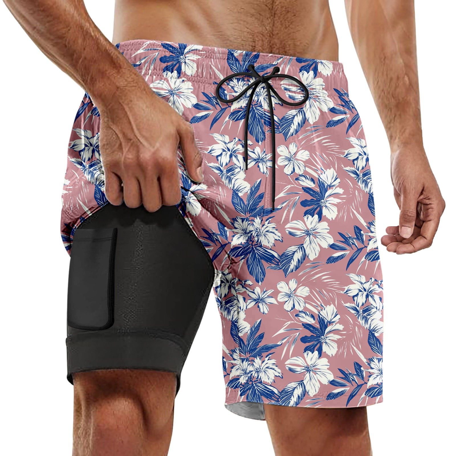 Athletic Shorts for Men European Summer Beach Shorts Casual Coconut ...