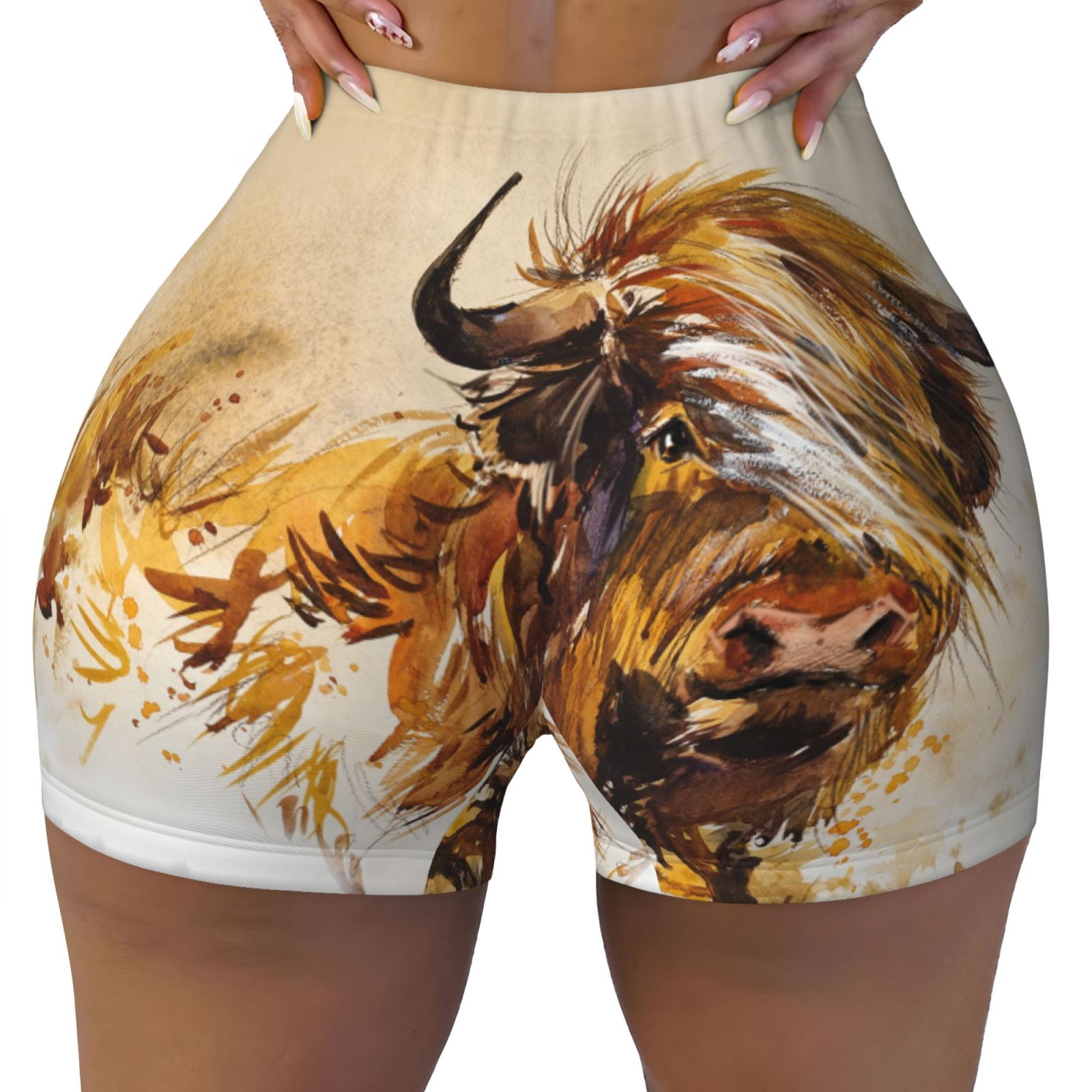 Athletic Shorts for Women, Yak Seam Womens Shorts High Waisted Sport ...
