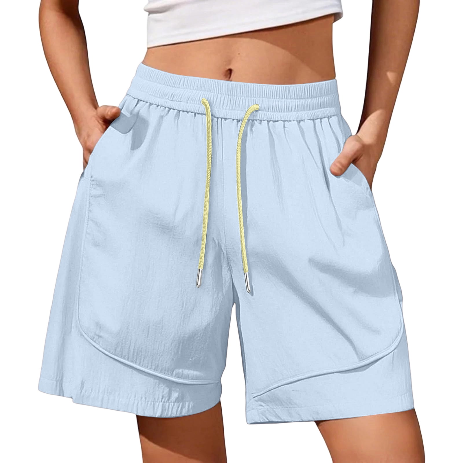 Athletic Shorts for Womens Running Pants Workout Gym Training Shorts ...