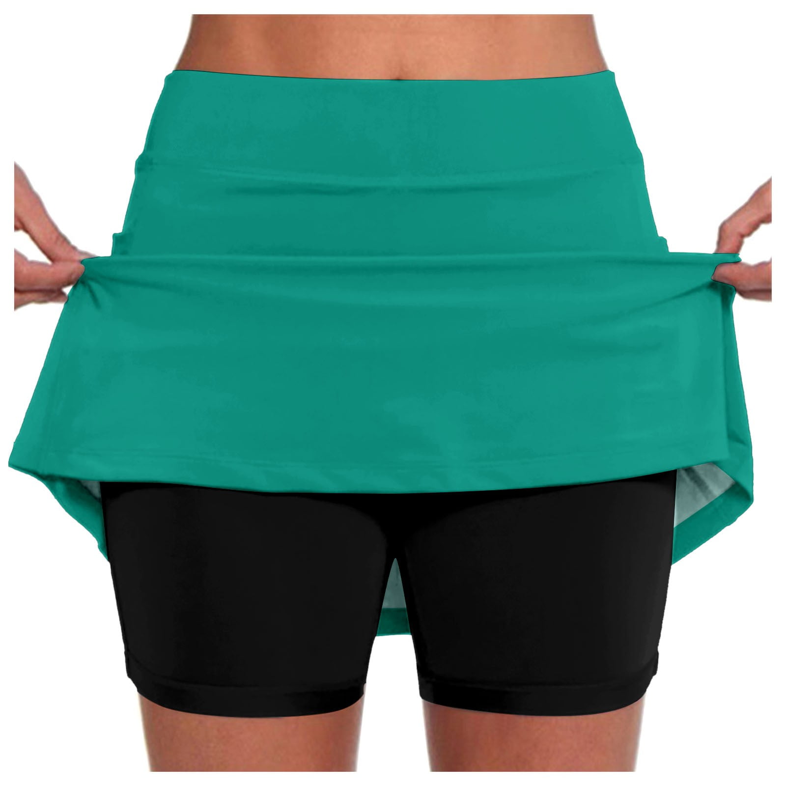 Athletic Skorts For Women Pleated Yoga Workout Summer Inner Shorts