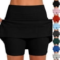 Athletic Skorts for Women High Waist Tummy Control Golf Tennis Skirts ...