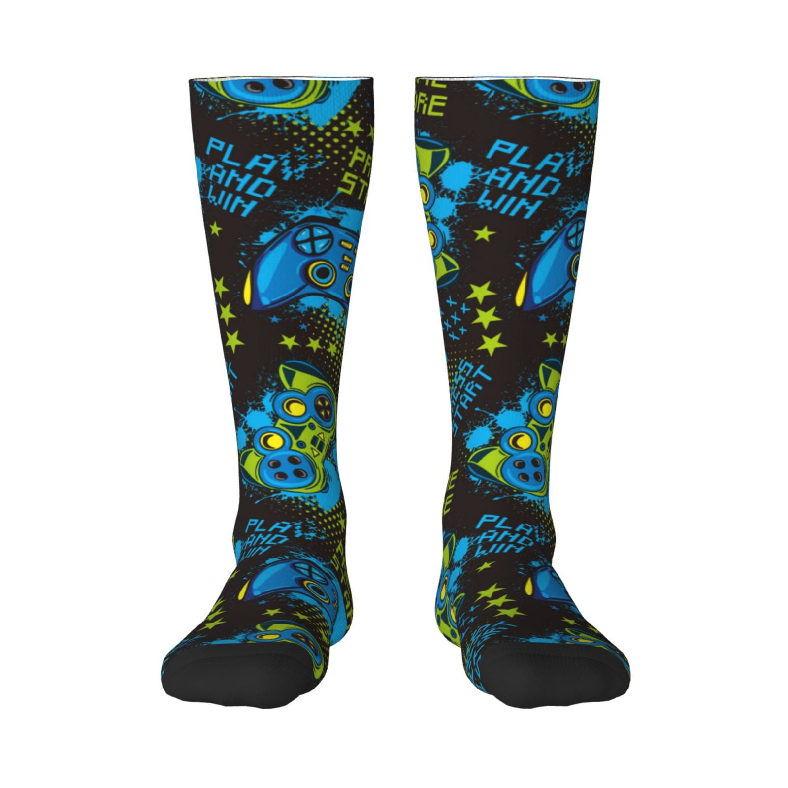 Athletic Socks Men Women， Play Game Knee High Socks, Calf Tube Football ...