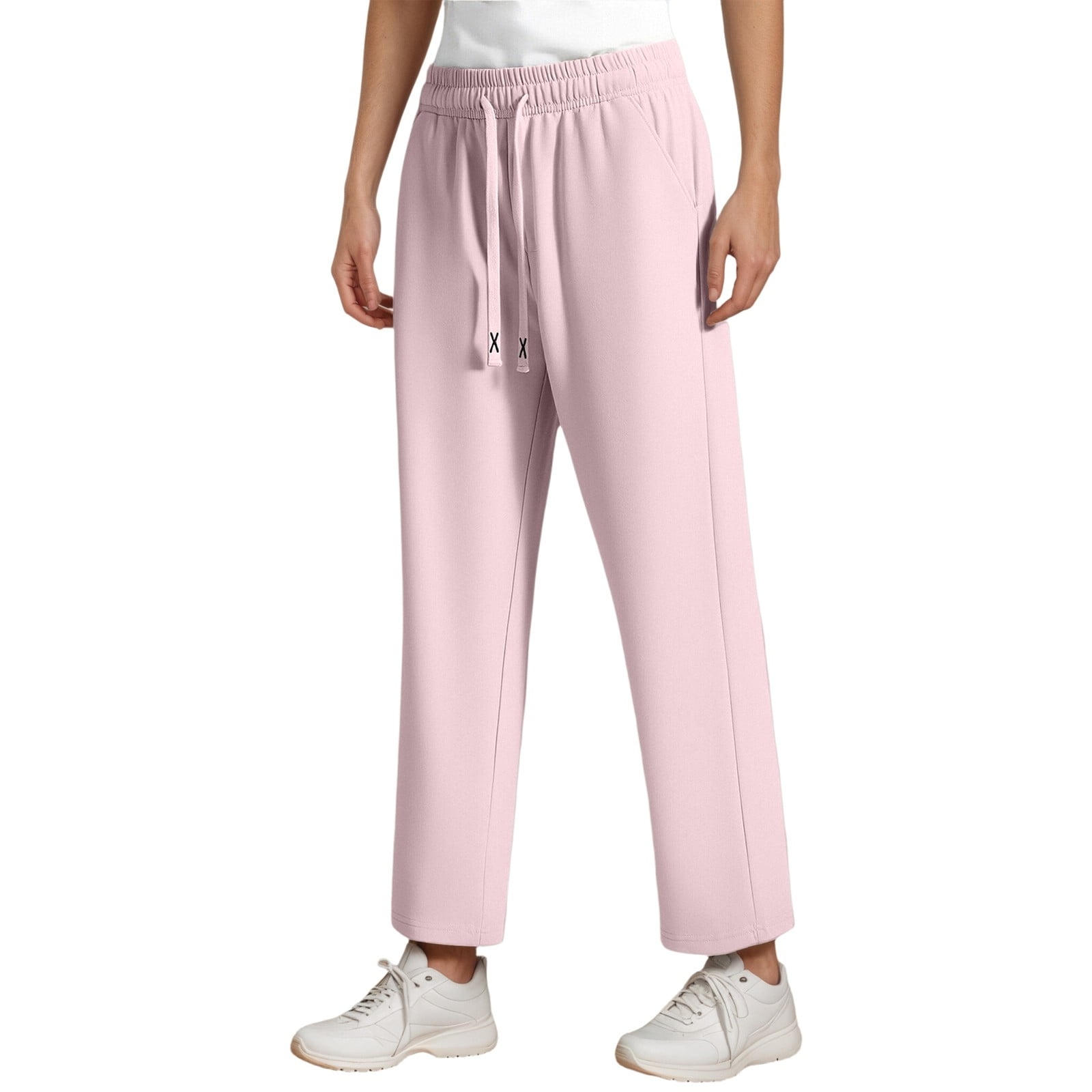 Athletic Stretch Pants for Women Lightweight Quick Drying Straight Leg ...