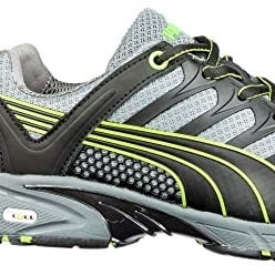 Athletic Style Work Shoes,Gry/Grn,14,PR PUMA SAFETY SHOES 642525 SZ ...