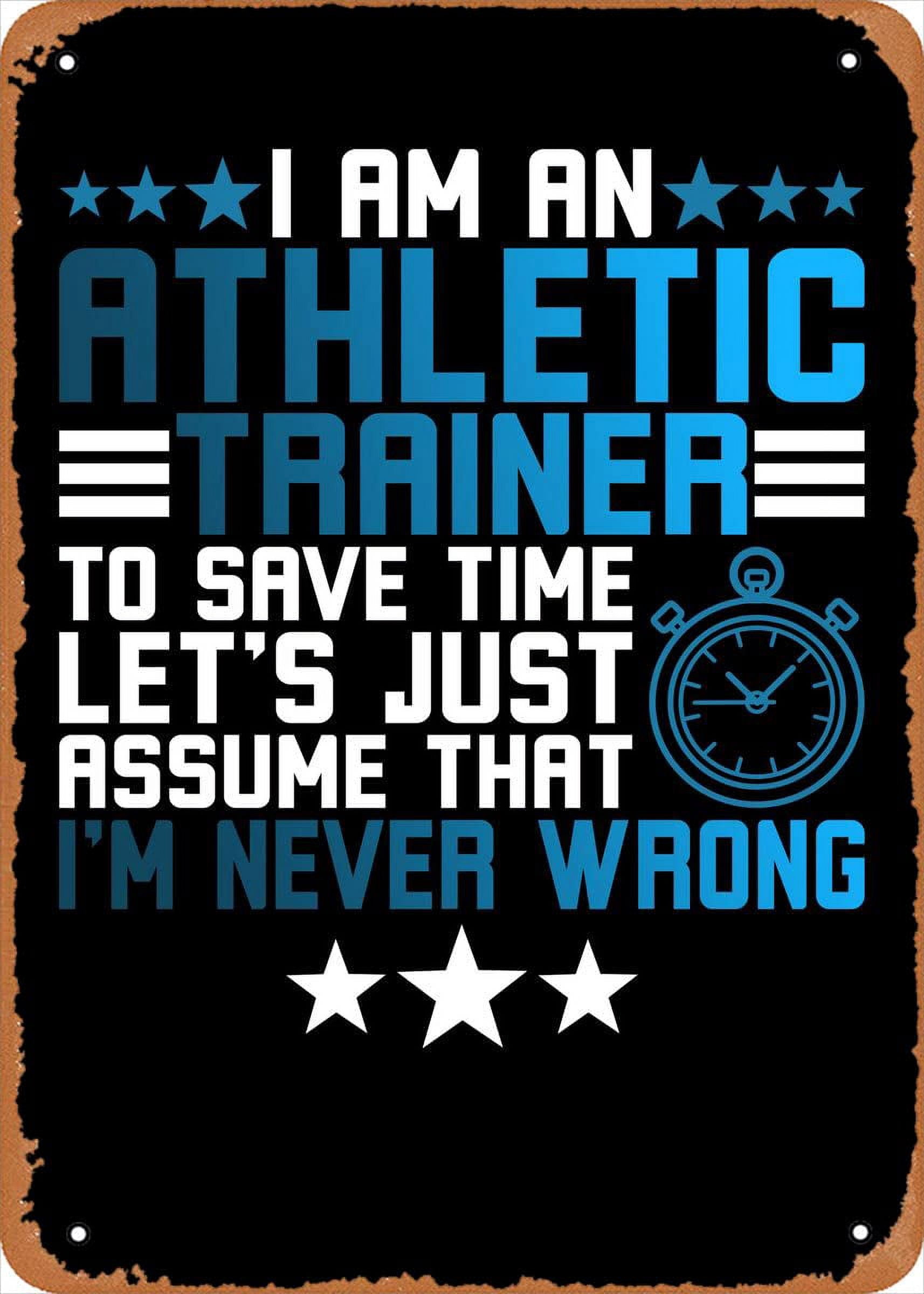 Athletic Trainer I Am An Atheletic Trainer Poster Retro Vintage ...